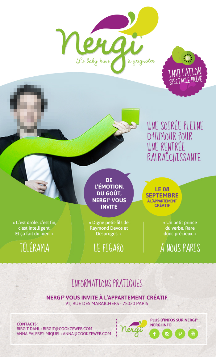 Un Evénement blogueur pour Nergi, le baby kiwi de l'automne